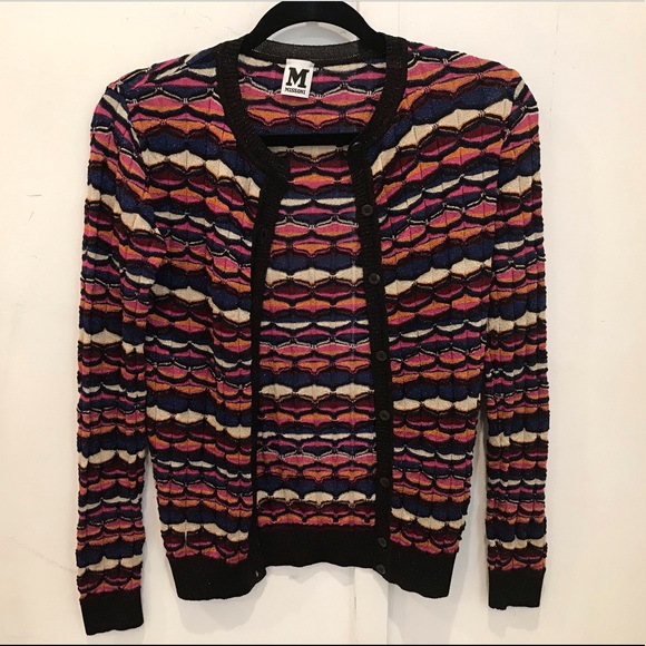 Missoni | Sweaters | Missoni Vintage Style Patterned Cardigan | Poshmark